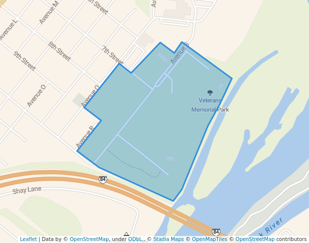 Airport Park in Matamoras | Map and Routes