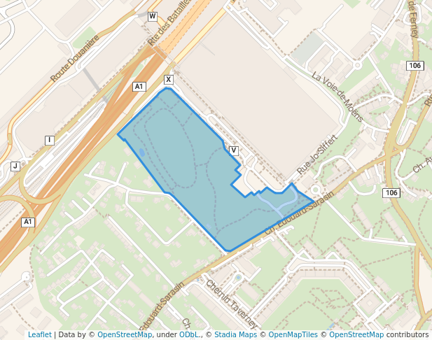 Parc Sarasin in Le Grand-Saconnex | Map and Routes