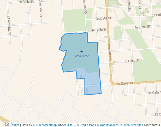 area verde in Siguatepeque | Map and Routes