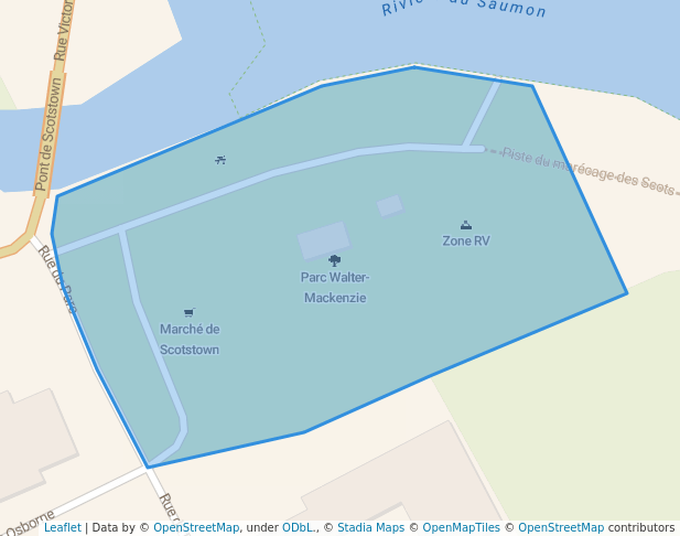 Parc Walter-Mackenzie in Scotstown | Map and Routes