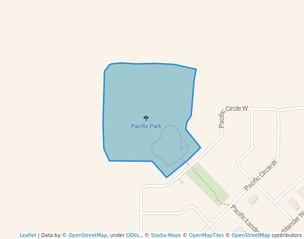 Pacific Park in Lethbridge | Map and Routes