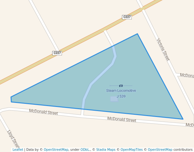 Bi Centennial Community Park in Dimboola | Map and Routes