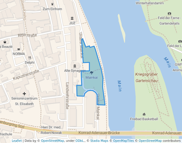 Mainkai in Kitzingen | Map and Routes