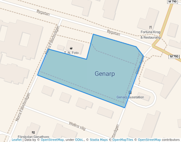 Fjärilsparken in Genarp | Map and Routes