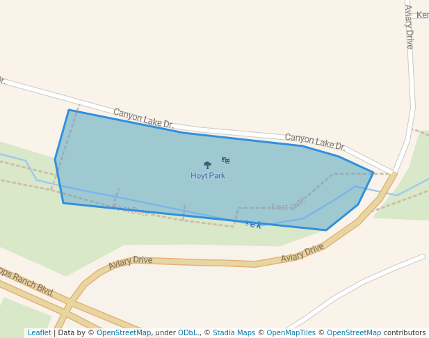 Hoyt Park in San Diego | Map and Routes