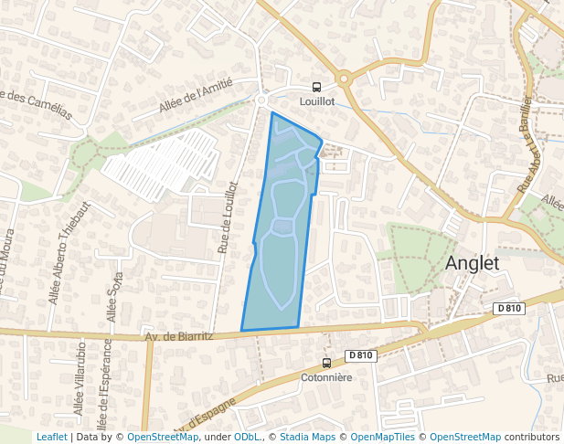 Parc de Baroja in Anglet | Map and Routes