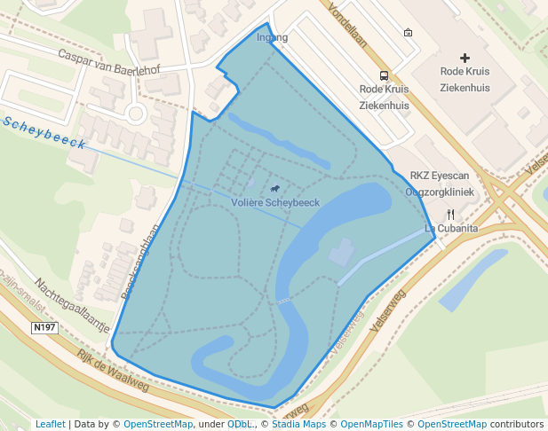 Park Scheybeeck in Beverwijk | Map and Routes