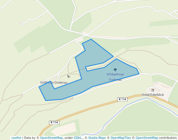 Wildgehege Dodenau in Battenberg (Eder) | Map and Routes