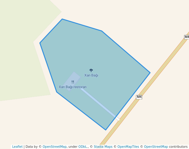 Xan Bağı in Agsu | Map and Routes