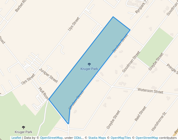 Kruger Park in Benoni | Map and Routes