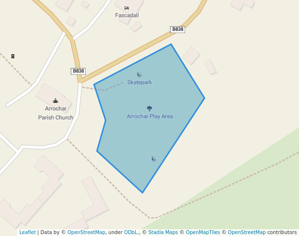 Arrochar Play Area in Arrochar | Map and Routes