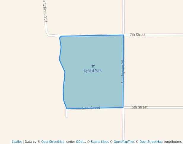 Lyford Park in Rosedale | Map and Routes