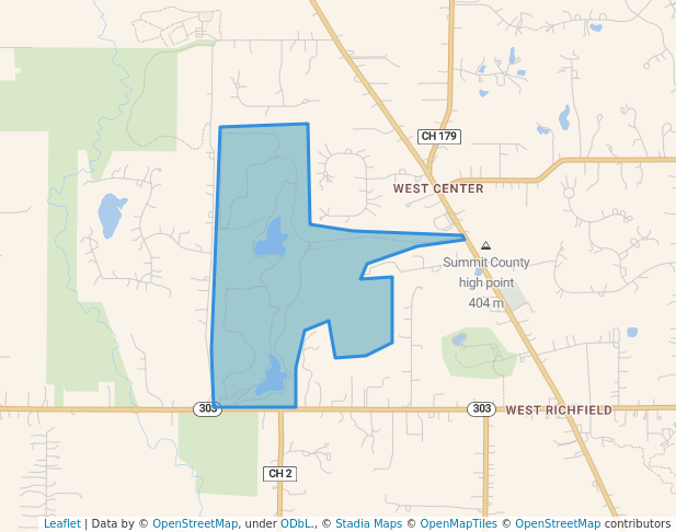 Richfield Nature Preserve in Richfield | Map and Routes