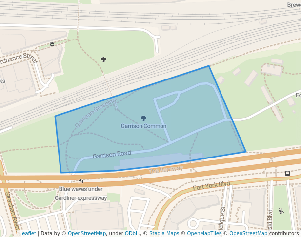 Garrison Common in Toronto | Map and Routes