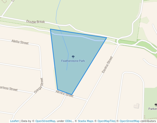Featherstone Park in Shailer Park | Map and Routes
