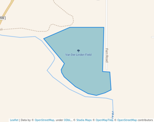 Van Der Linden Field in Holtville | Map and Routes