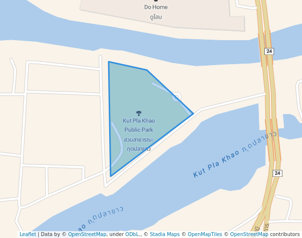 Kut Pla Khao Public Park in Warin Chamrap | Map and Routes