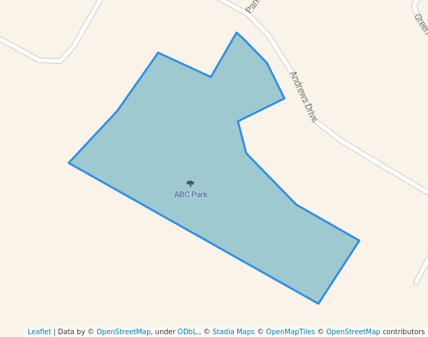 ABC Park in Drayton | Map and Routes