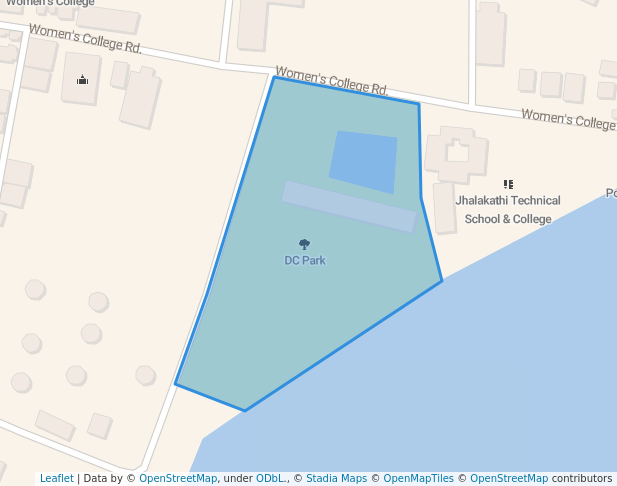 DC Park in Jhalokati | Map and Routes