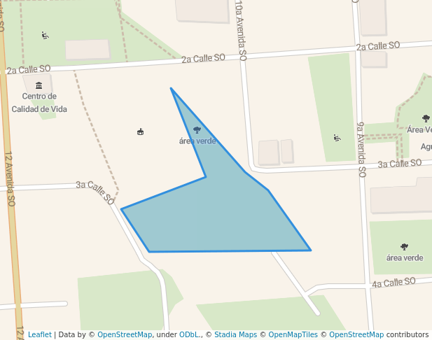área verde in Siguatepeque | Map and Routes