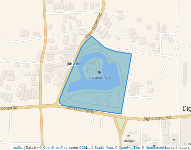 Amrabati Park in Digha | Map and Routes