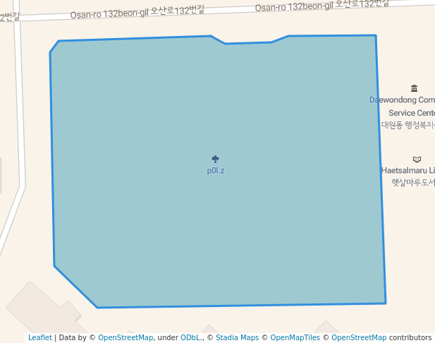 p0l.z in Osan | Map and Routes