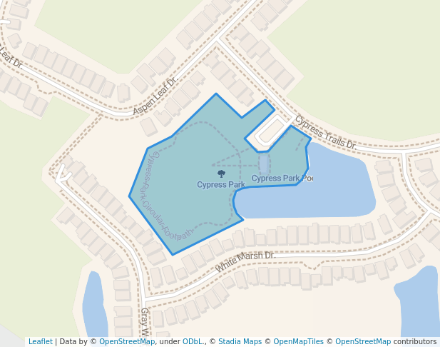 Cypress Park in Jacksonville | Map and Routes