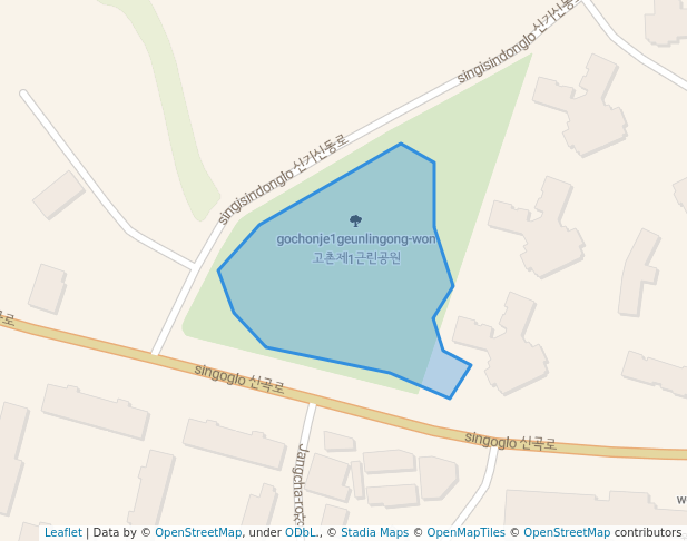 고촌제1근린공원 in Gimpo-si | Map and Routes