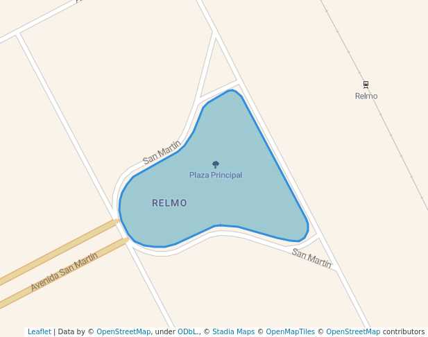 Plaza Principal in Relmo | Map and Routes