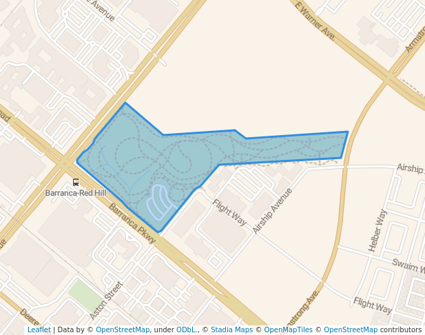 Tustin Legacy Park in Irvine | Map and Routes