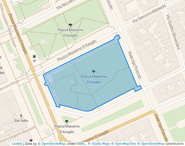 Piazza Massimo D'Azeglio in Viareggio | Map and Routes
