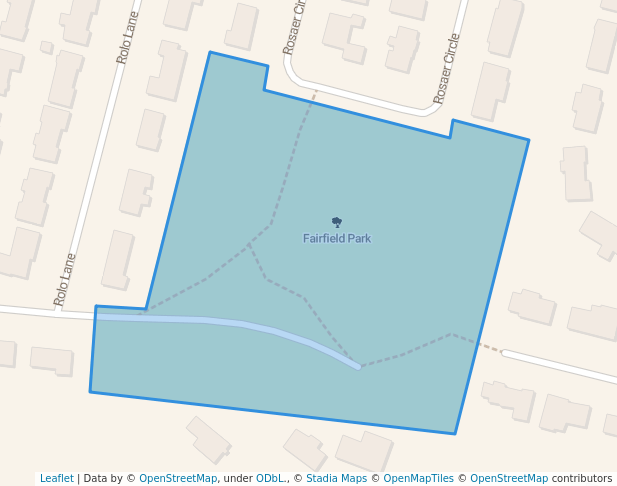 Fairfield Park in Virginia Beach | Map and Routes