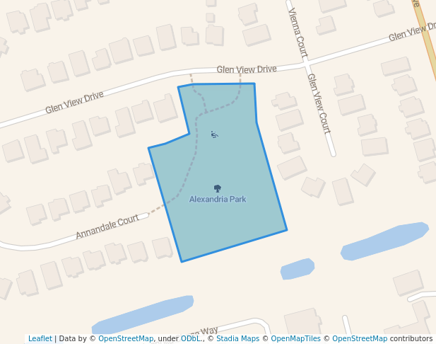 Alexandria Park in Virginia Beach | Map and Routes