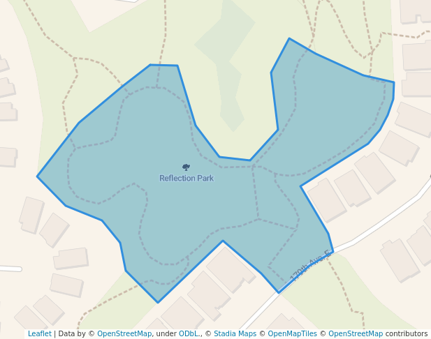 Reflection Park in Bonney Lake | Map and Routes