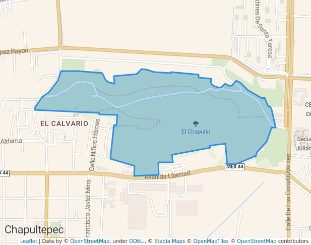 El Chapulín in Chapultepec | Map and Routes