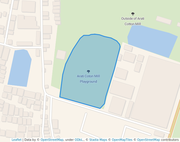 Arati Coton Mill Playground in Howrah | Map and Routes