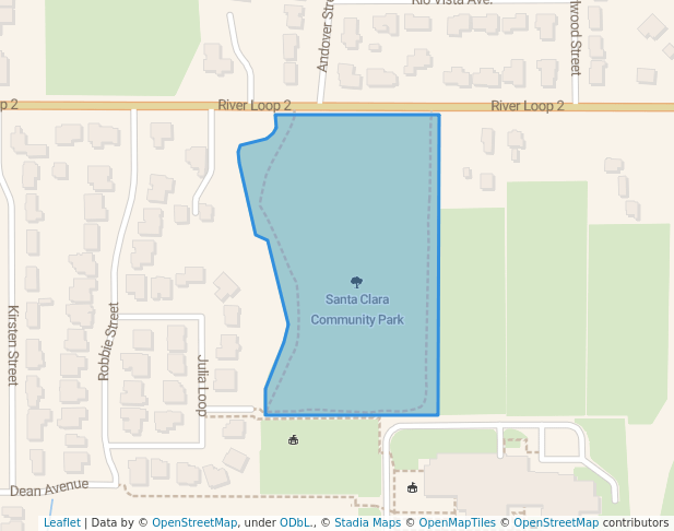 Santa Clara Community Park in Eugene | Map and Routes