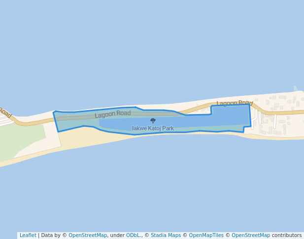 Iakwe Katoj Park in Delap-Uliga-Djarrit | Map and Routes