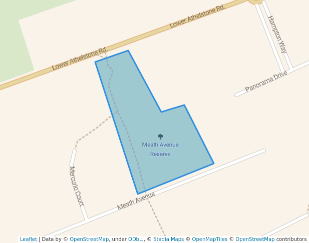 Meath Avenue Reserve in Athelstone | Map and Routes