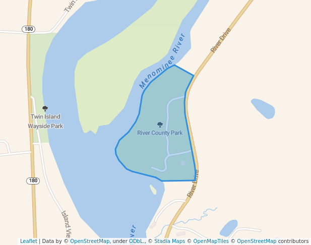 River County Park in Wallace | Map and Routes