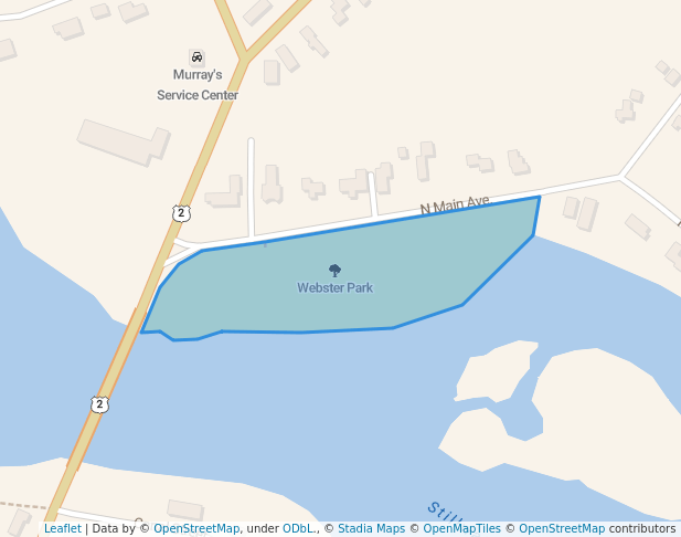 Webster Park in Orono | Map and Routes