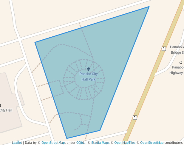 Panabo City Hall Park in Panabo | Map and Routes