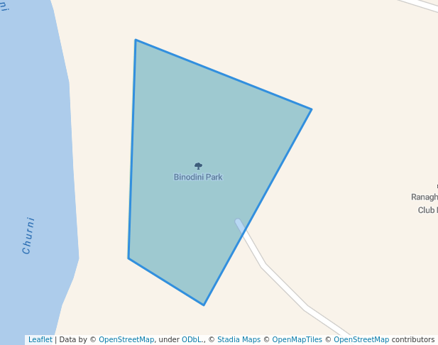 Binodini Park in Ranaghat | Map and Routes