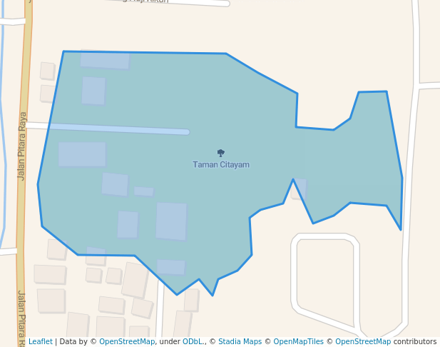 Taman Citayam in Depok | Map and Routes