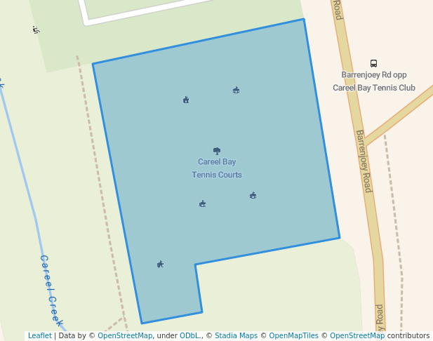 Careel Bay Tennis Courts in Avalon Beach | Map and Routes