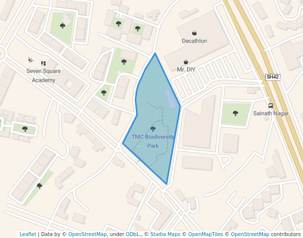 TMC Biodiversity Park in Thane | Map and Routes