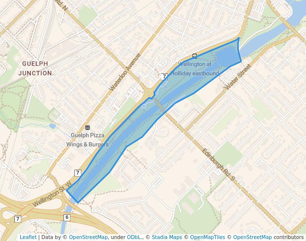 Silver Creek Park in Guelph | Map and Routes