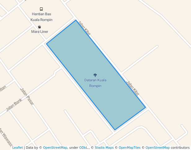 Dataran Kuala Rompin in Kuala Rompin | Map and Routes