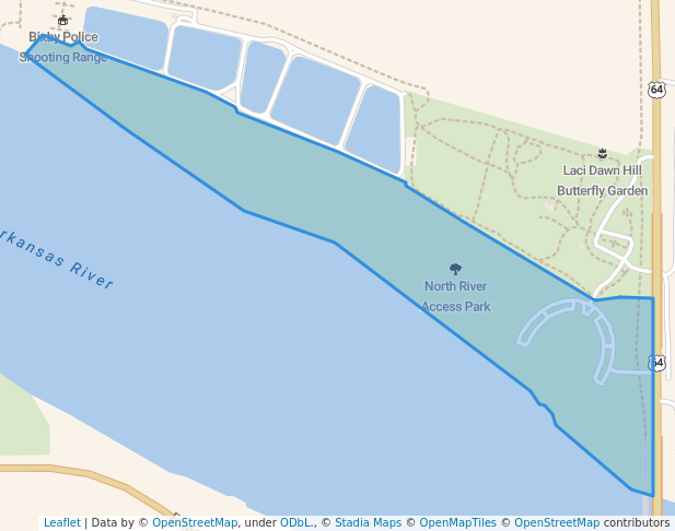 North River Access Park in Bixby | Map and Routes