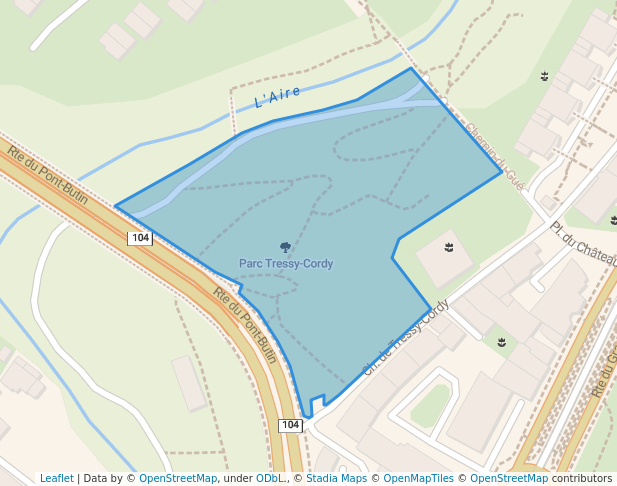 Parc Tressy-Cordy in Lancy | Map and Routes